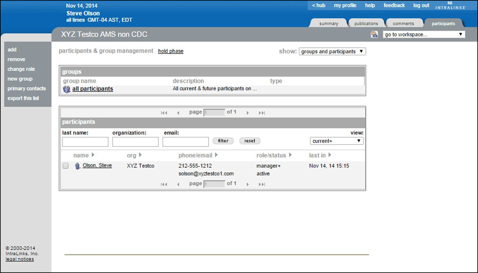 Viewing AMS reports | Access Gatekeeper – Intralinks