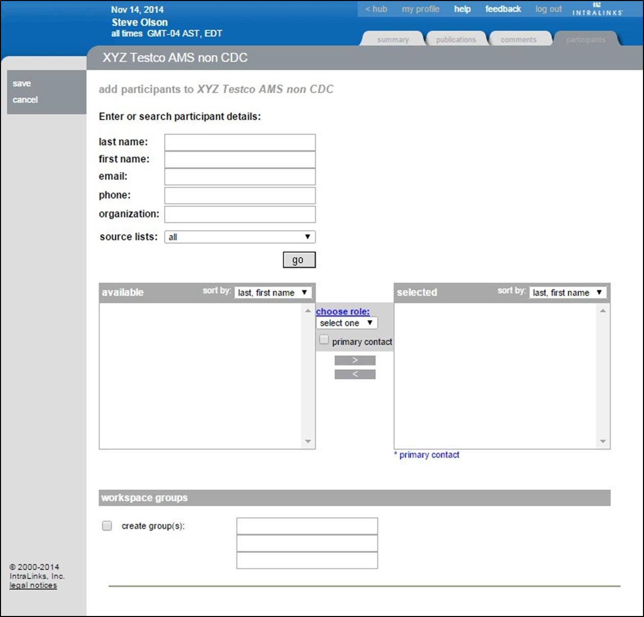 Viewing AMS reports | Access Gatekeeper – Intralinks